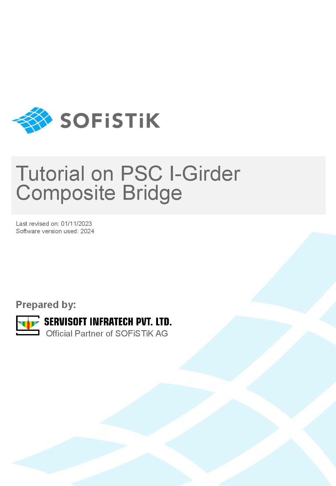 I-Girder PSC Concrete Bridge - SOFiSTiK FOR YOU