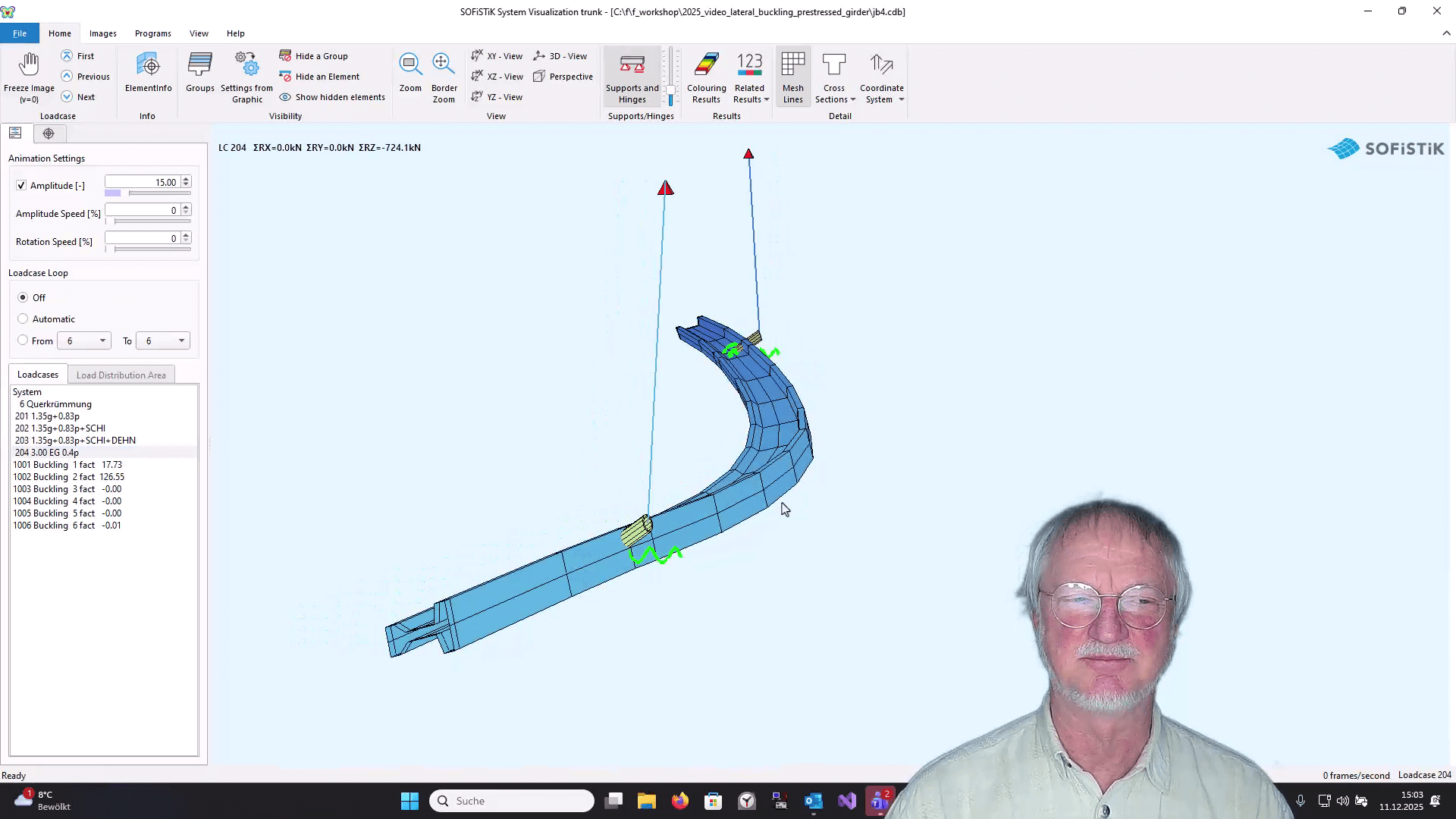 Understanding Geometric Stiffness in Tensioned Beam Models - SOFiSTiK ...